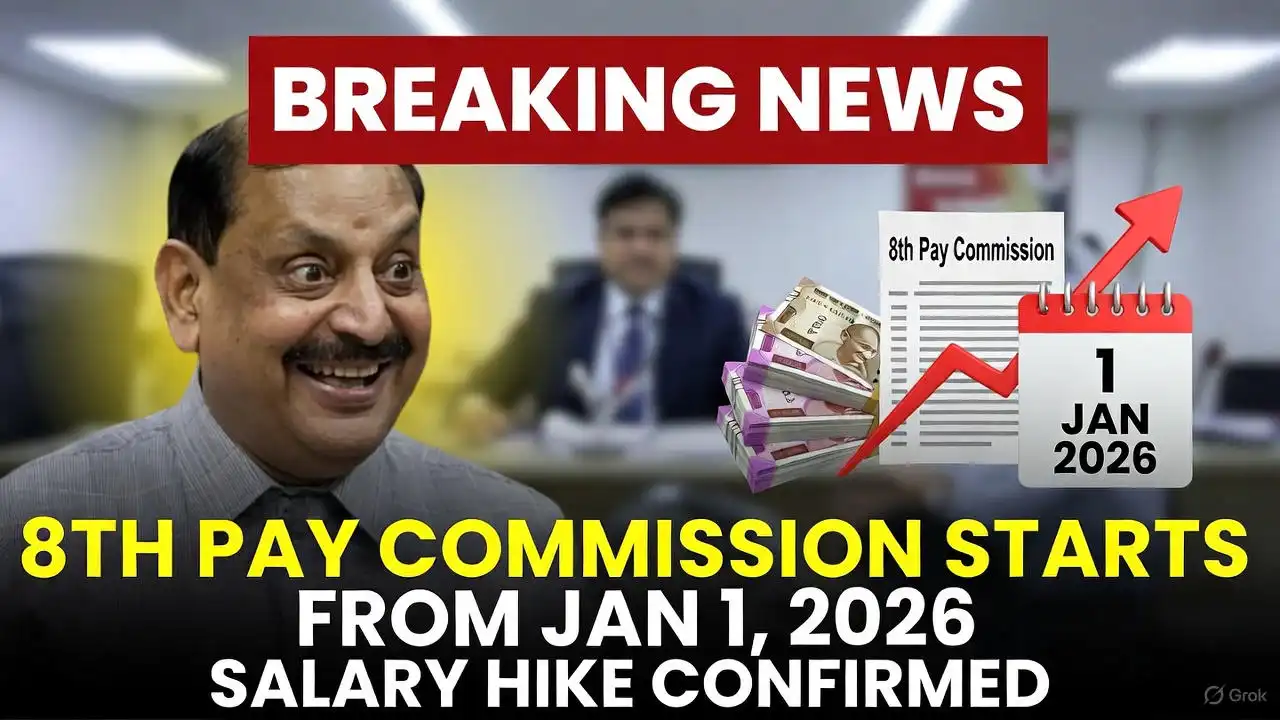 New Rules from January 1, 2026: 8th Pay Commission Starts – Salary Hike ...